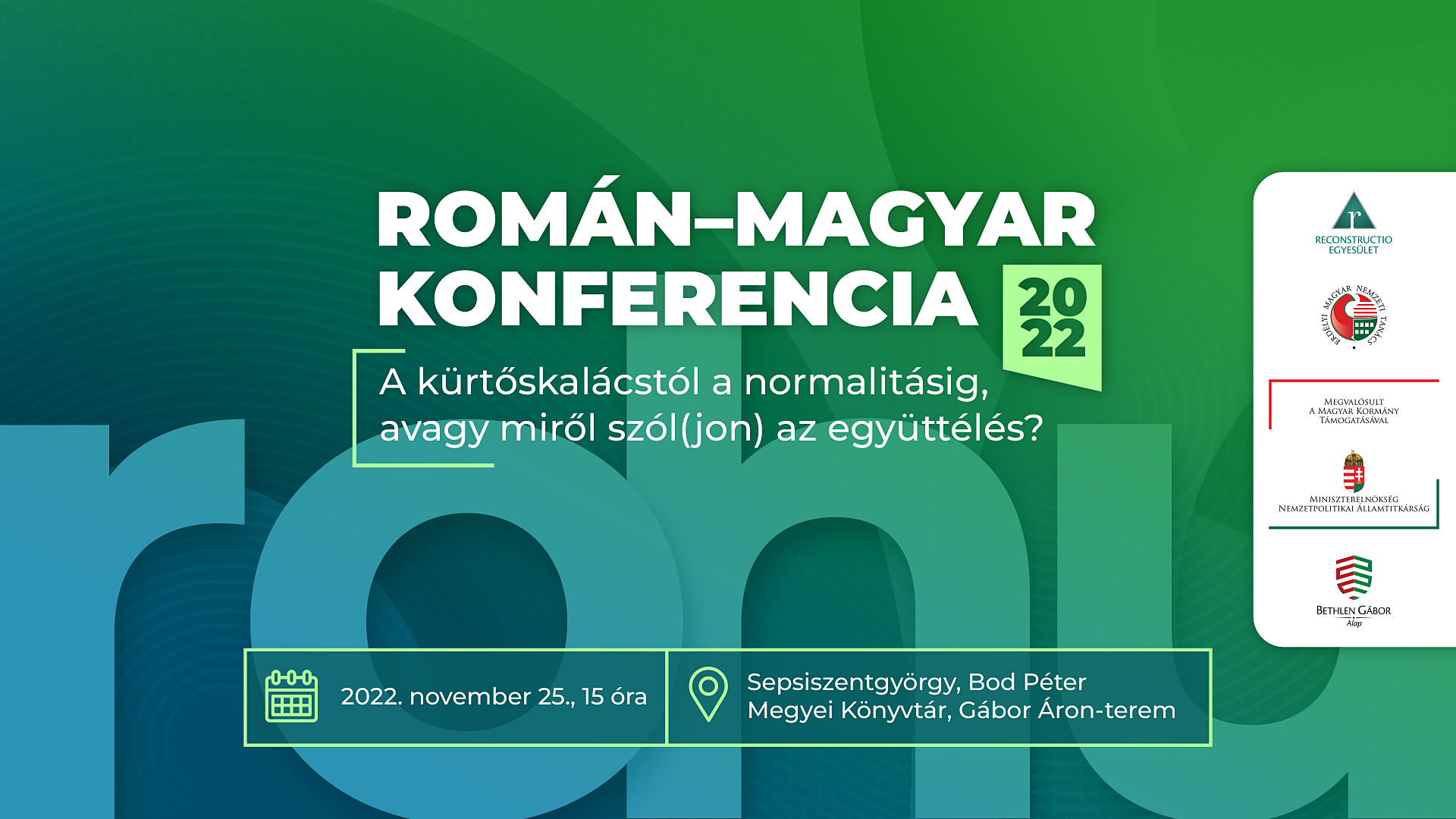 A román—magyar konferenciák tizedik kiadásával jelentkezik az EMNT – EMNT